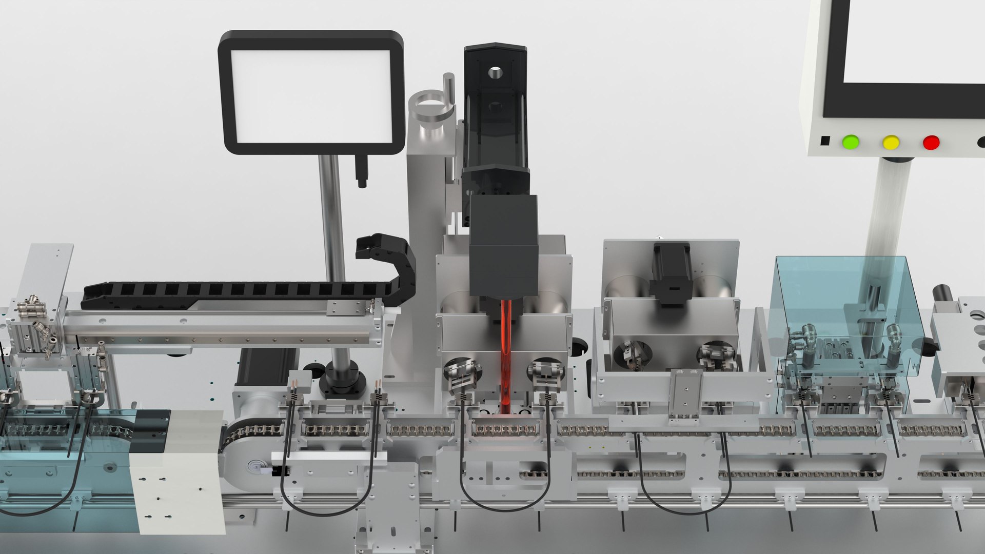 3D Automatic Front-End Processing Line Production Model - TurboSquid ...