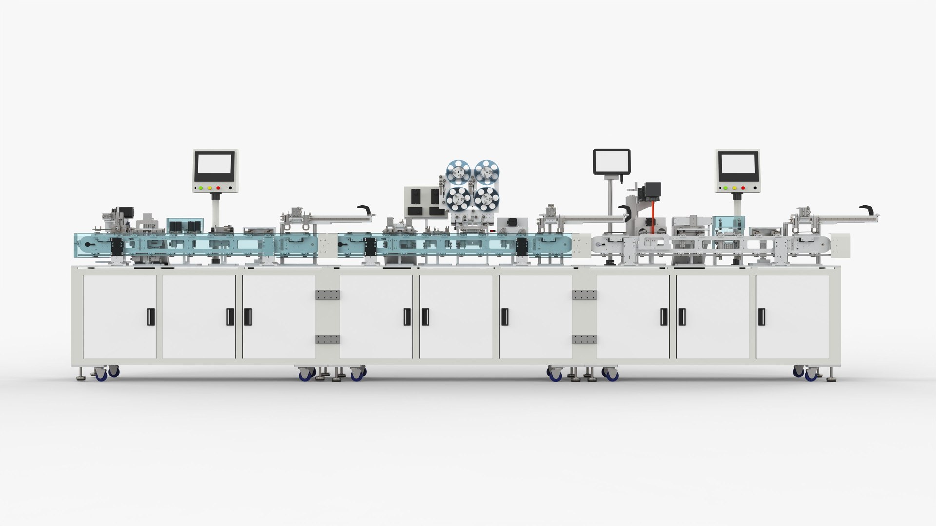 3D Automatic Front-End Processing Line Production Model - TurboSquid ...