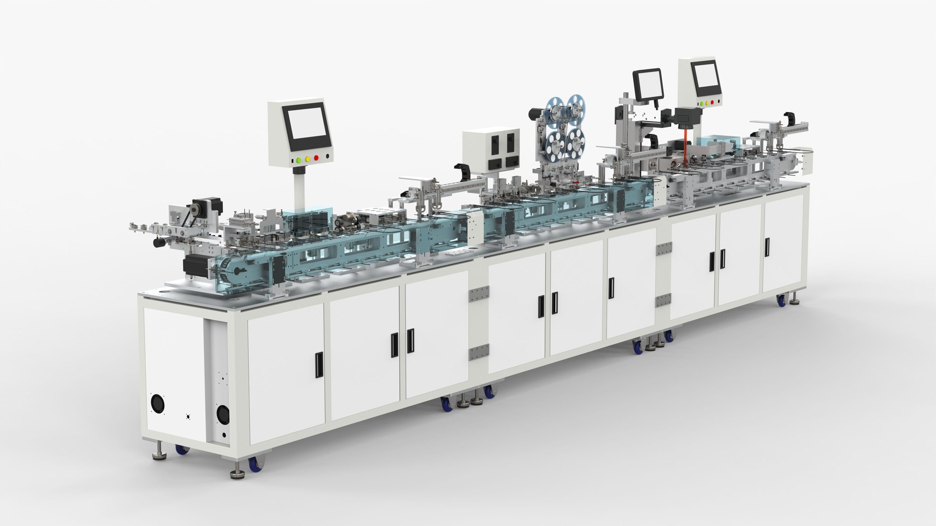 3D Automatic Front-End Processing Line Production Model - TurboSquid ...