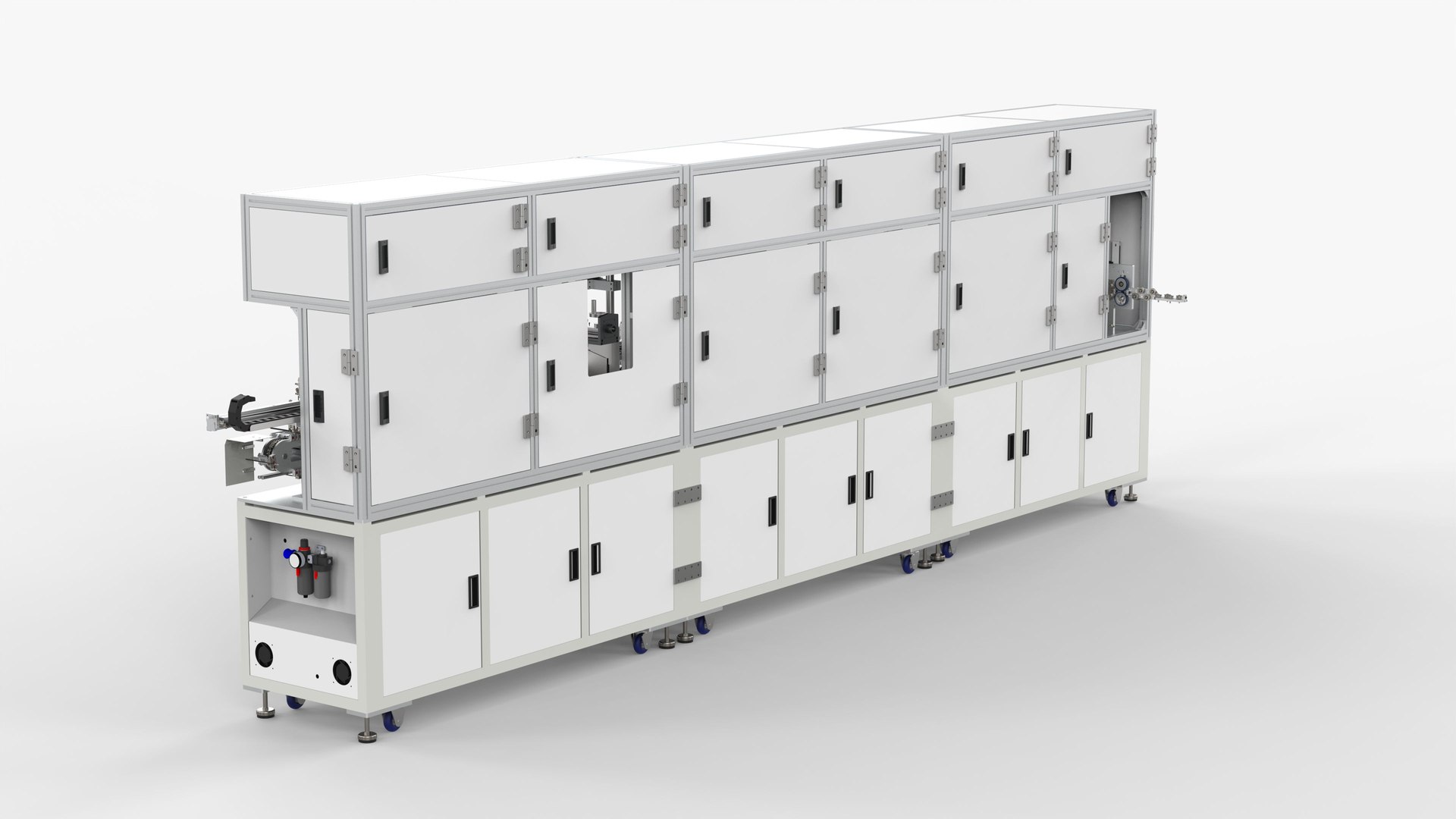 3D Automatic Front-End Processing Line Production Model - TurboSquid ...