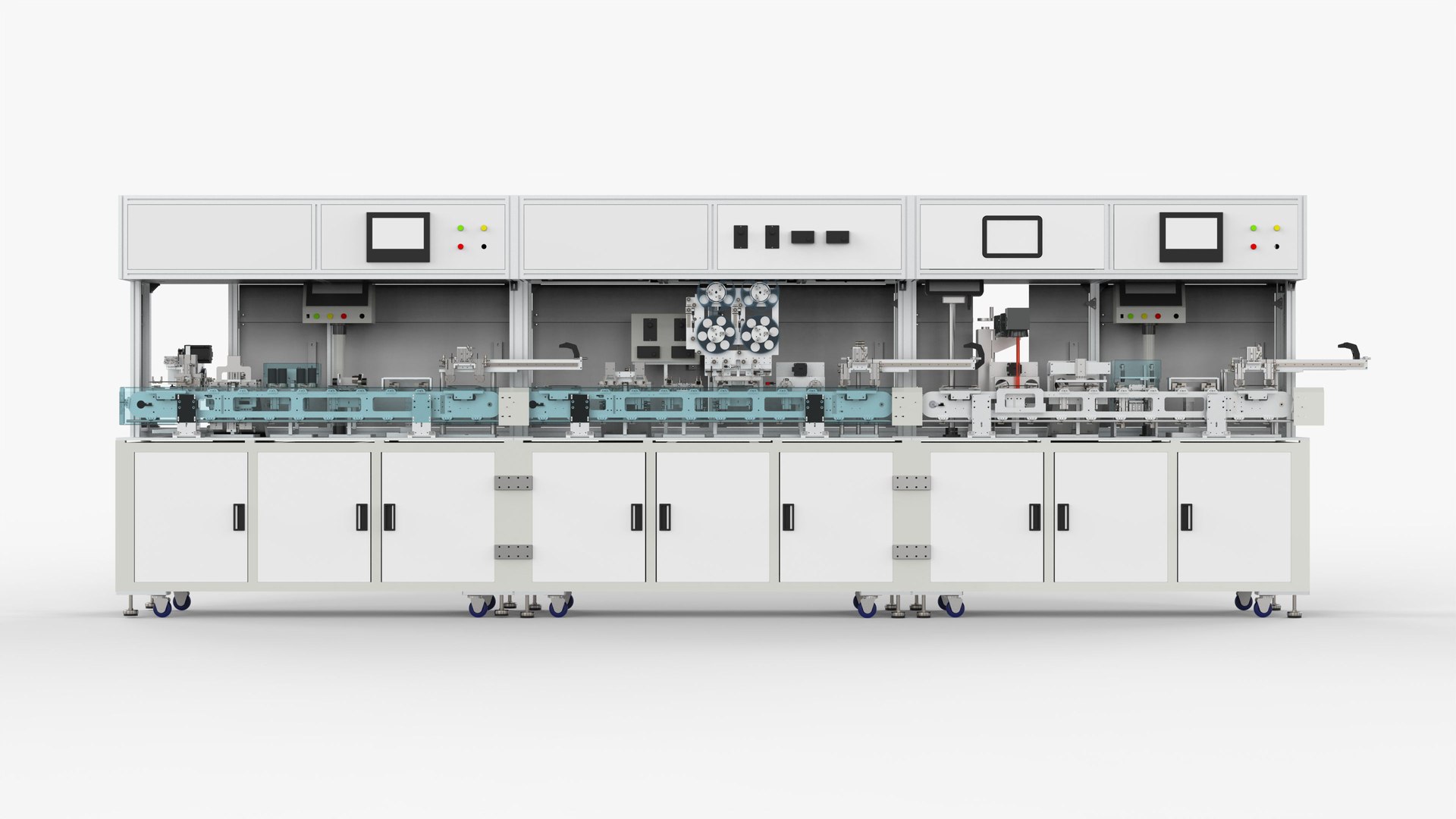 3D Automatic Front-End Processing Line Production Model - TurboSquid ...