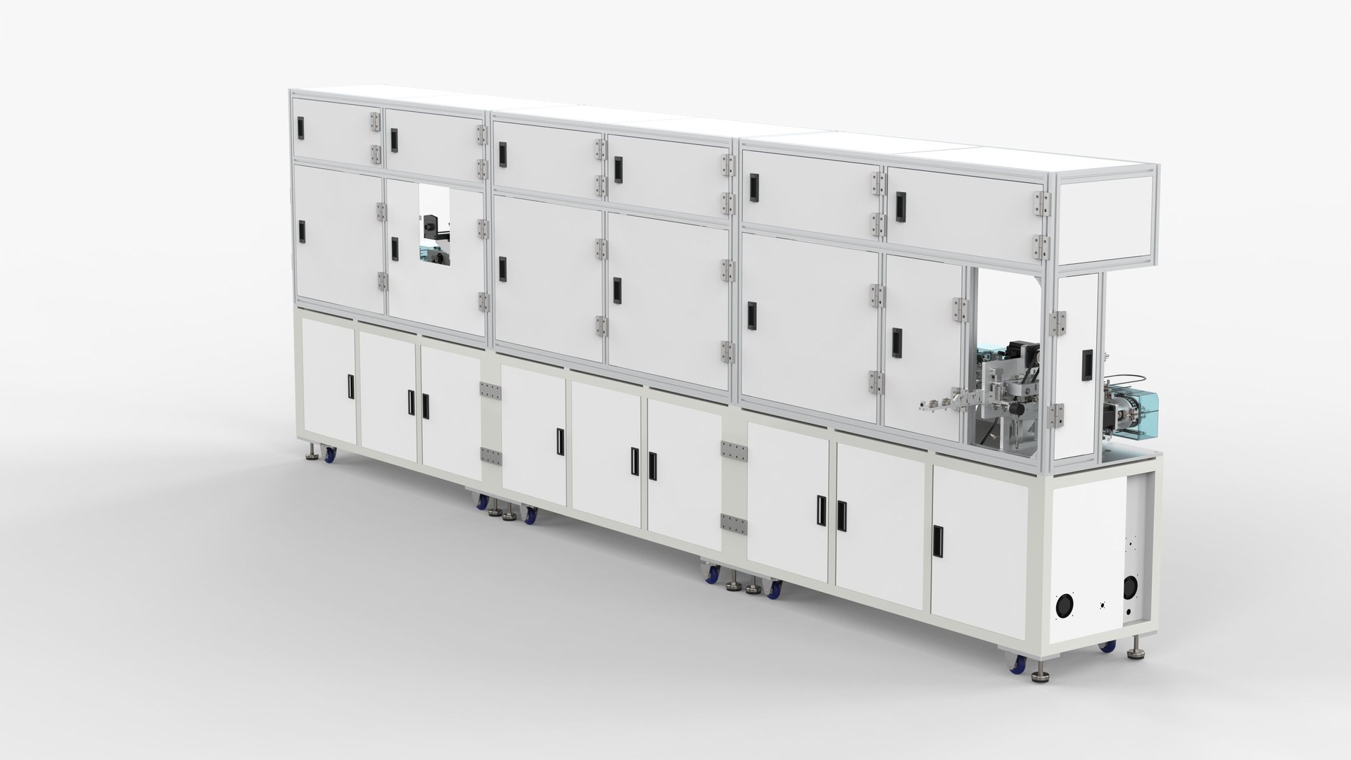 3D Automatic Front-End Processing Line Production Model - TurboSquid ...