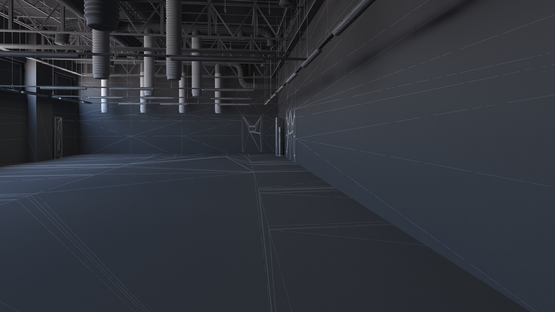 Empty Base Laboratory Interior 4 3D Model - TurboSquid 2012191