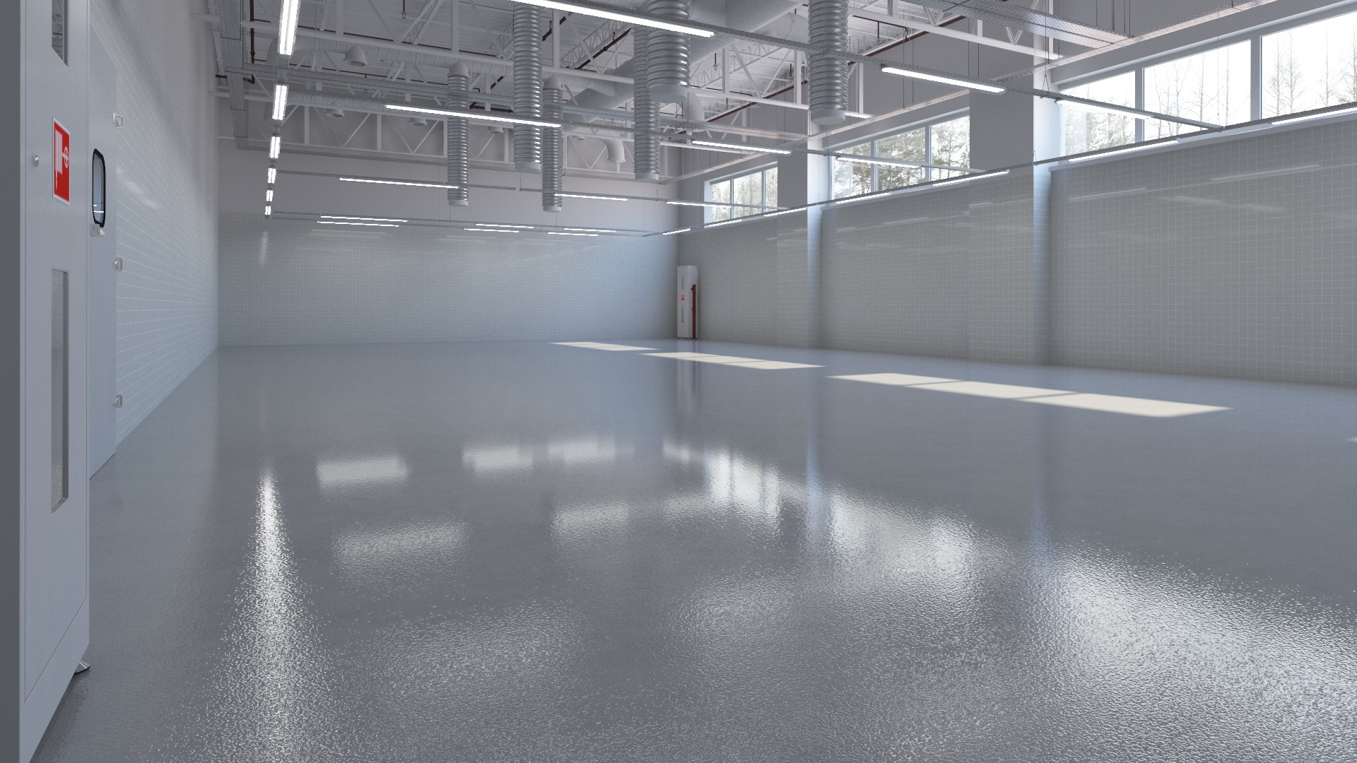 Empty Base Laboratory Interior 4 3D Model - TurboSquid 2012191