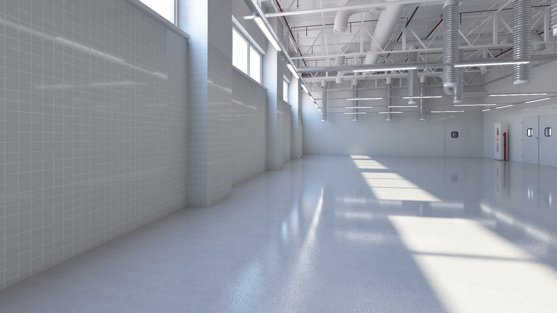 Empty Base Laboratory Interior 4 3D Model - TurboSquid 2012191