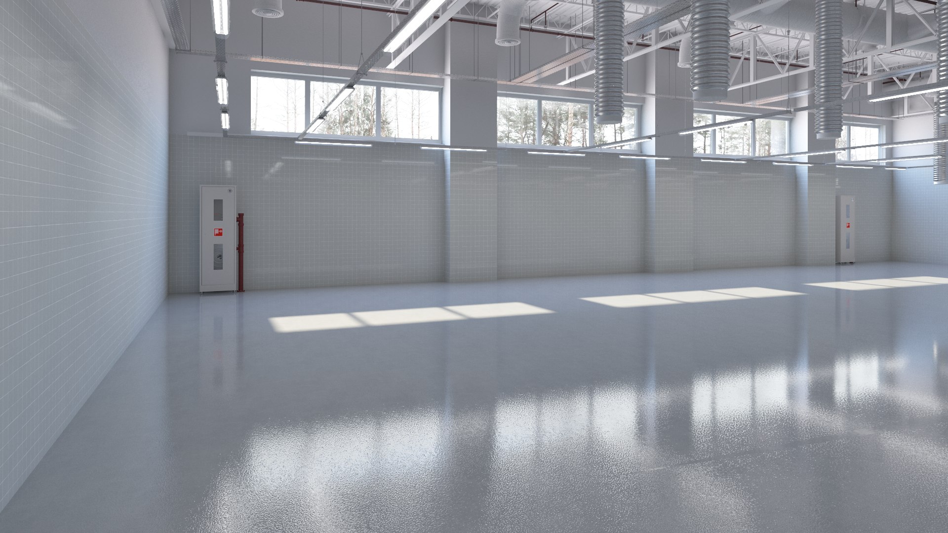 Empty Base Laboratory Interior 4 3D Model - TurboSquid 2012191