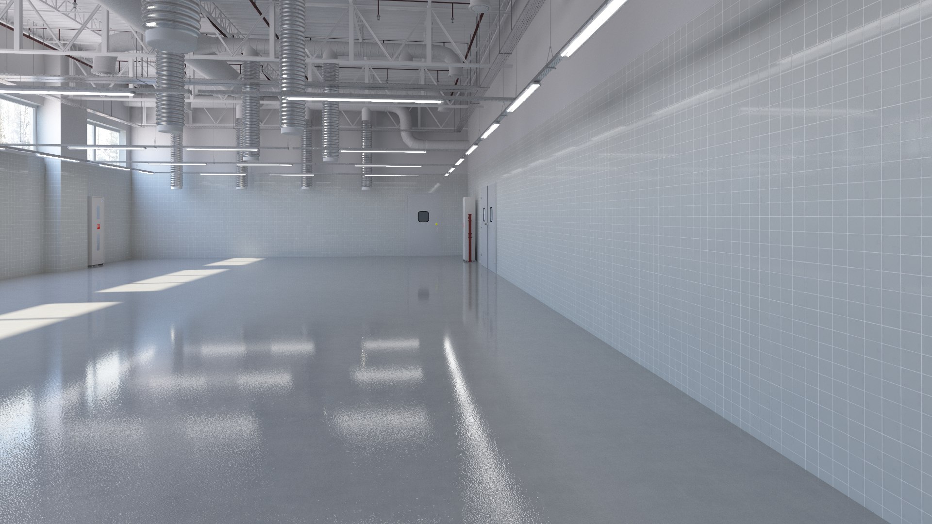 Empty Base Laboratory Interior 4 3D Model - TurboSquid 2012191