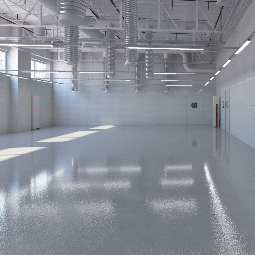 Empty Base Laboratory Interior 4 3D Model - TurboSquid 2012191