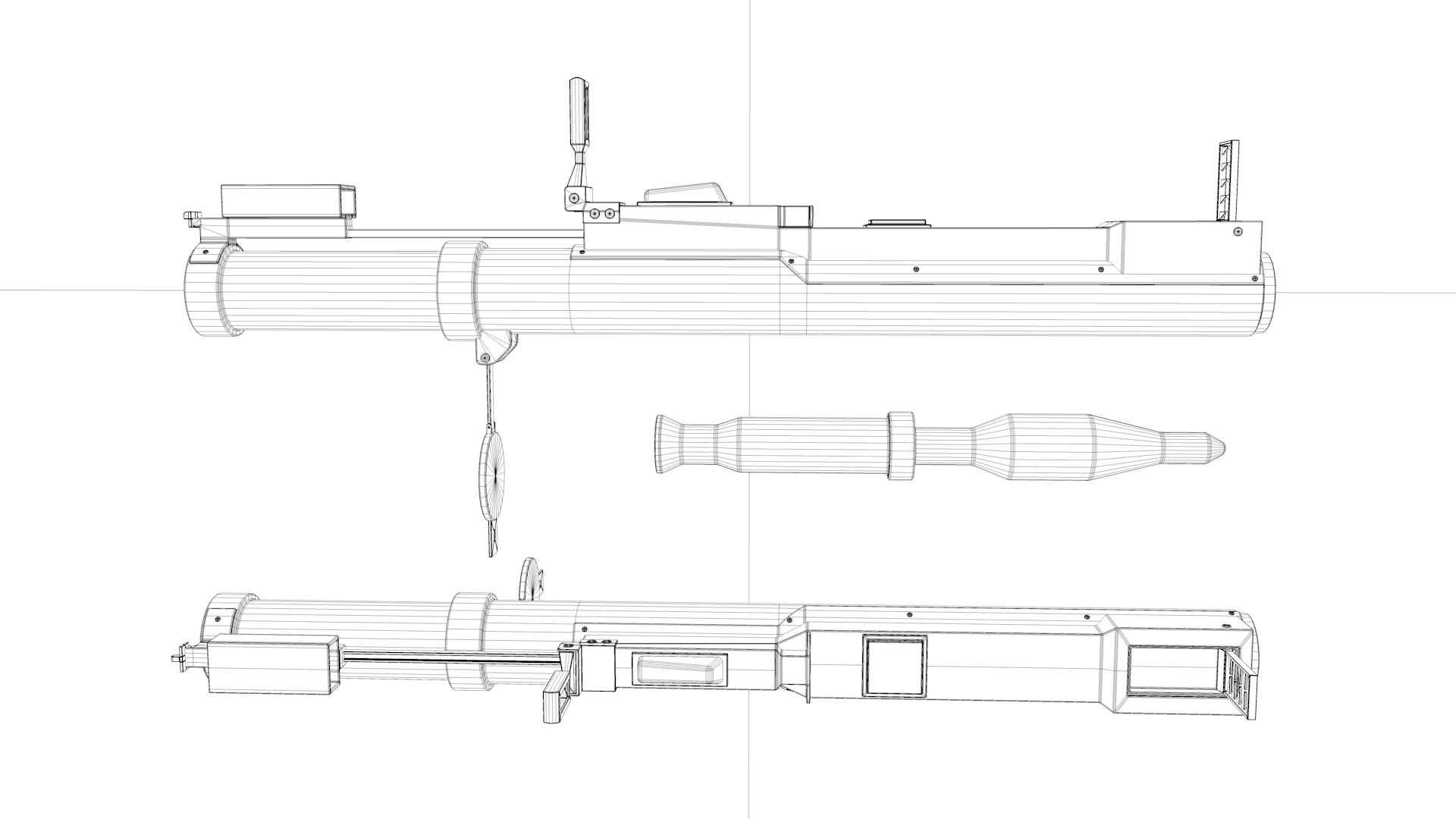 M72 LAW Rocket Launcher Model - TurboSquid 1973324