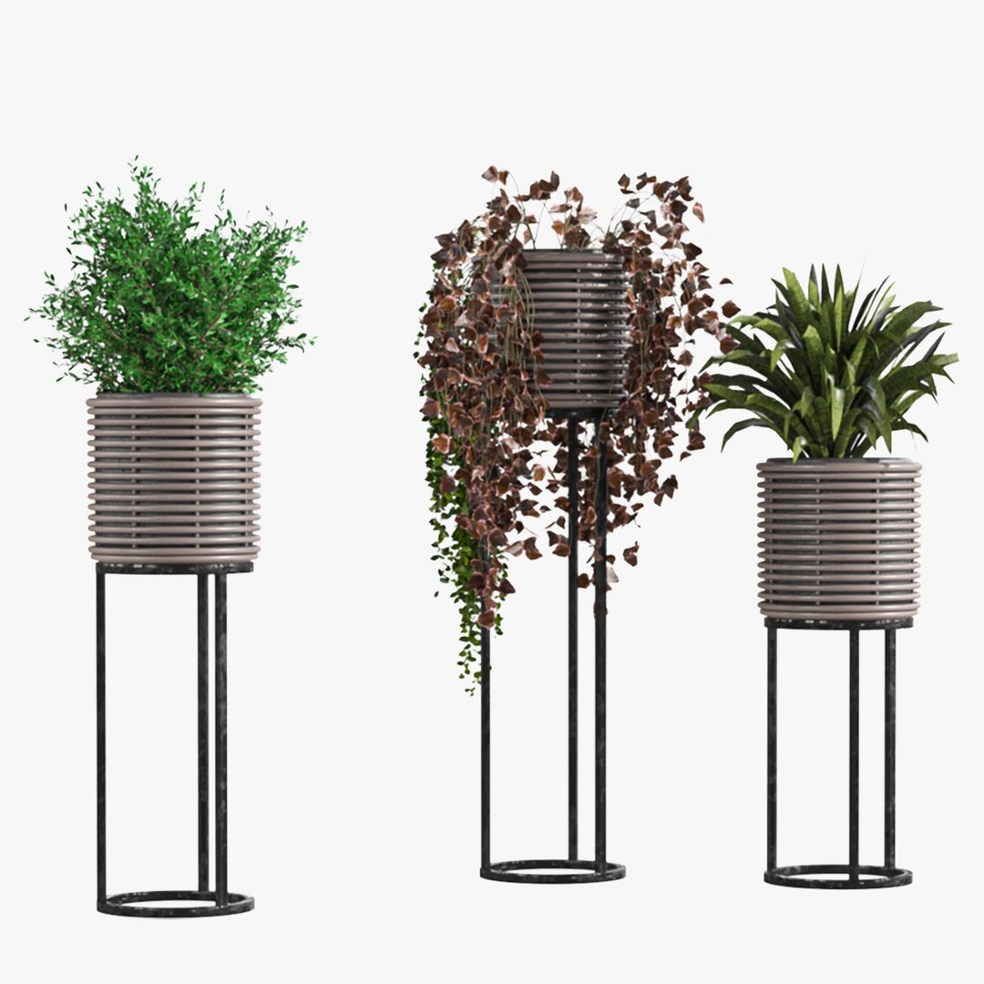 3D Pot on Metal Base model - TurboSquid 2013507