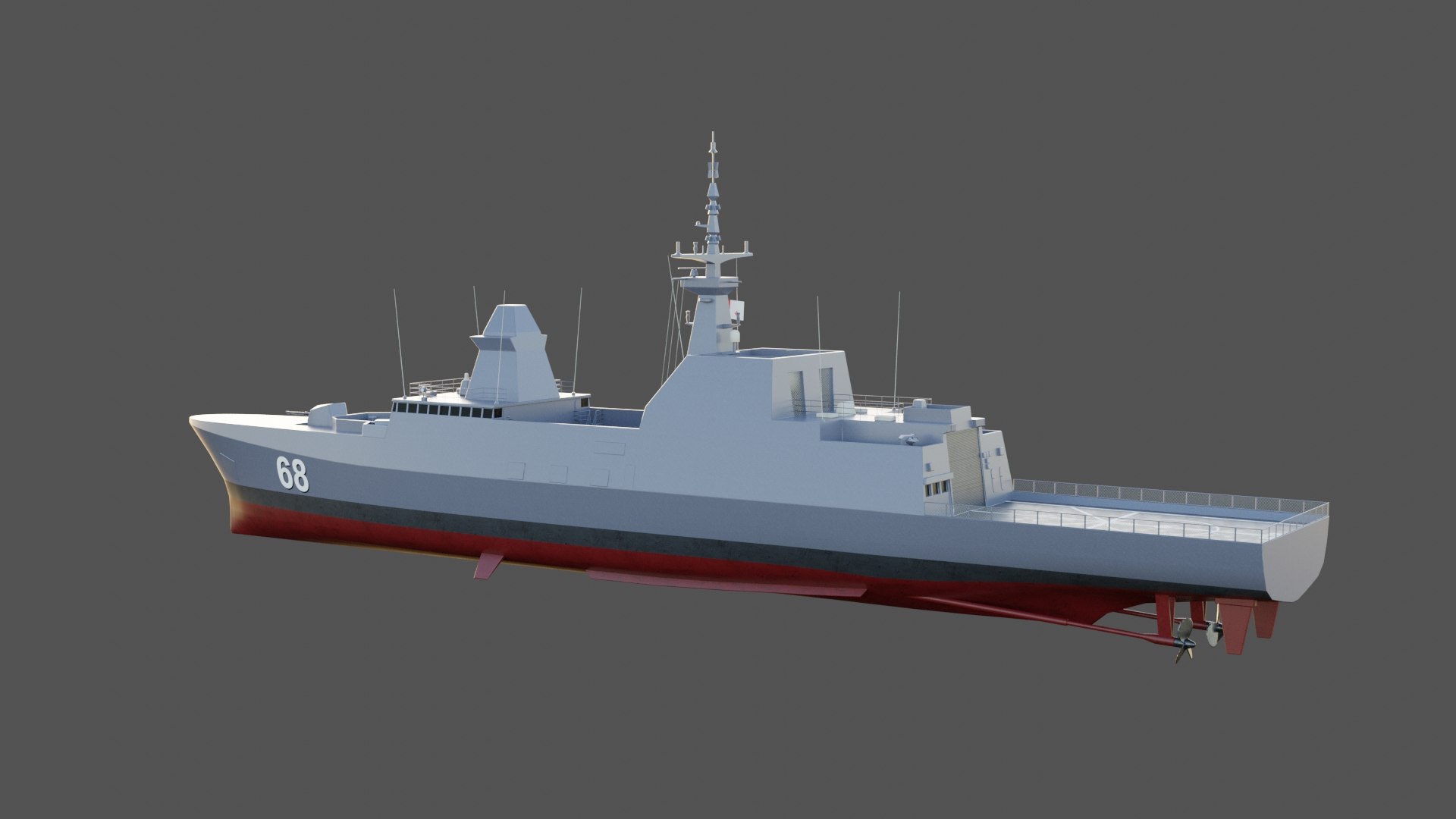 3D Formidable-class Frigate - TurboSquid 2204562