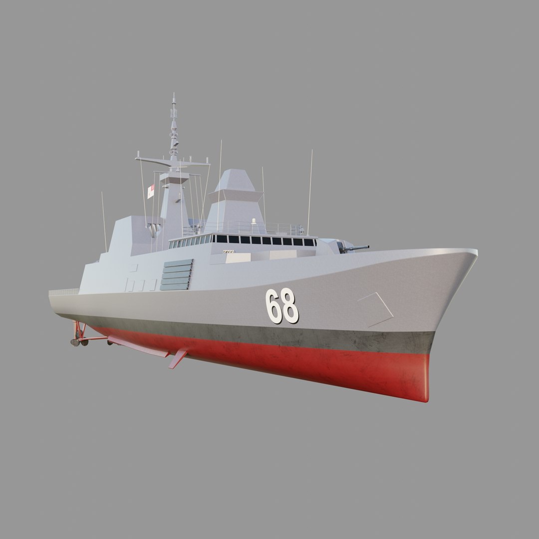 3D Formidable-class Frigate - TurboSquid 2204562