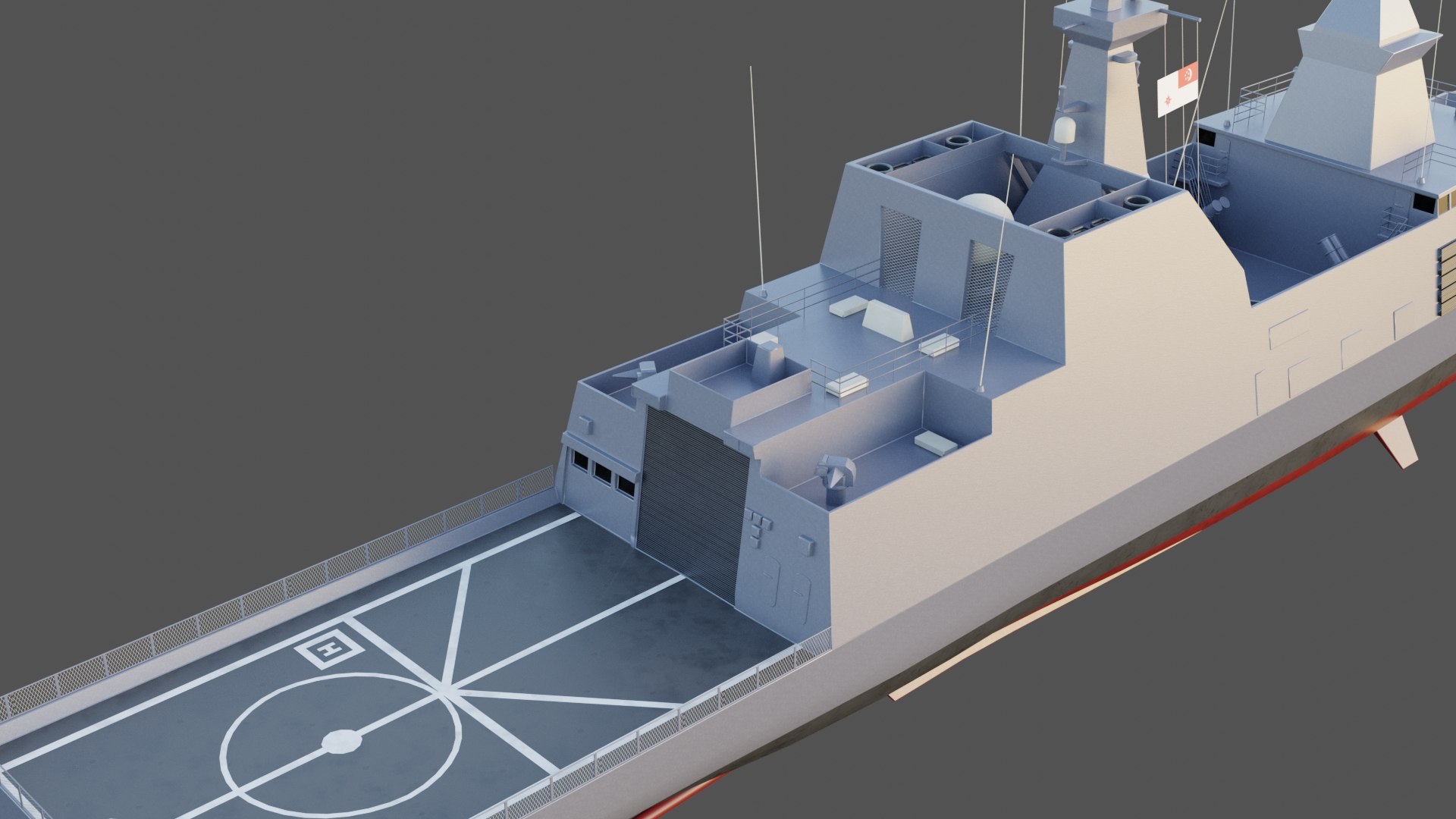 3D Formidable-class Frigate - TurboSquid 2204562
