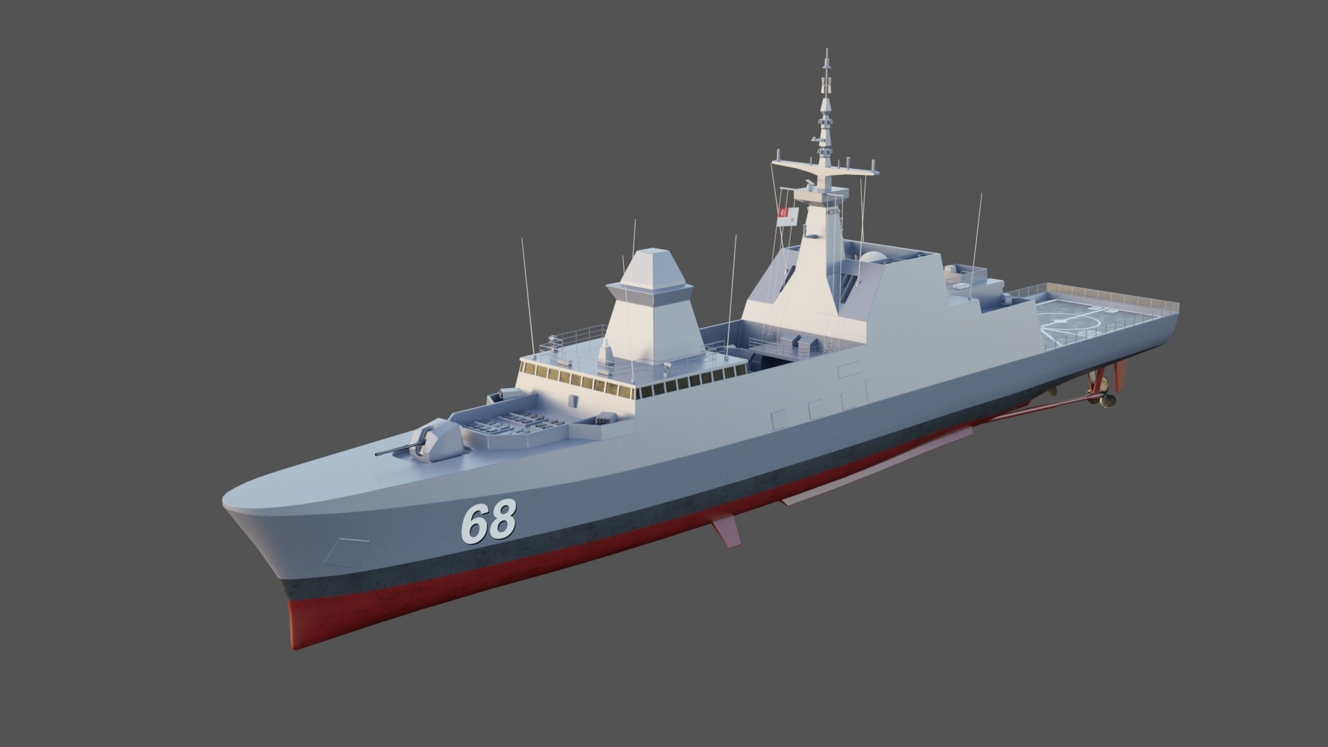 3D Formidable-class Frigate - TurboSquid 2204562