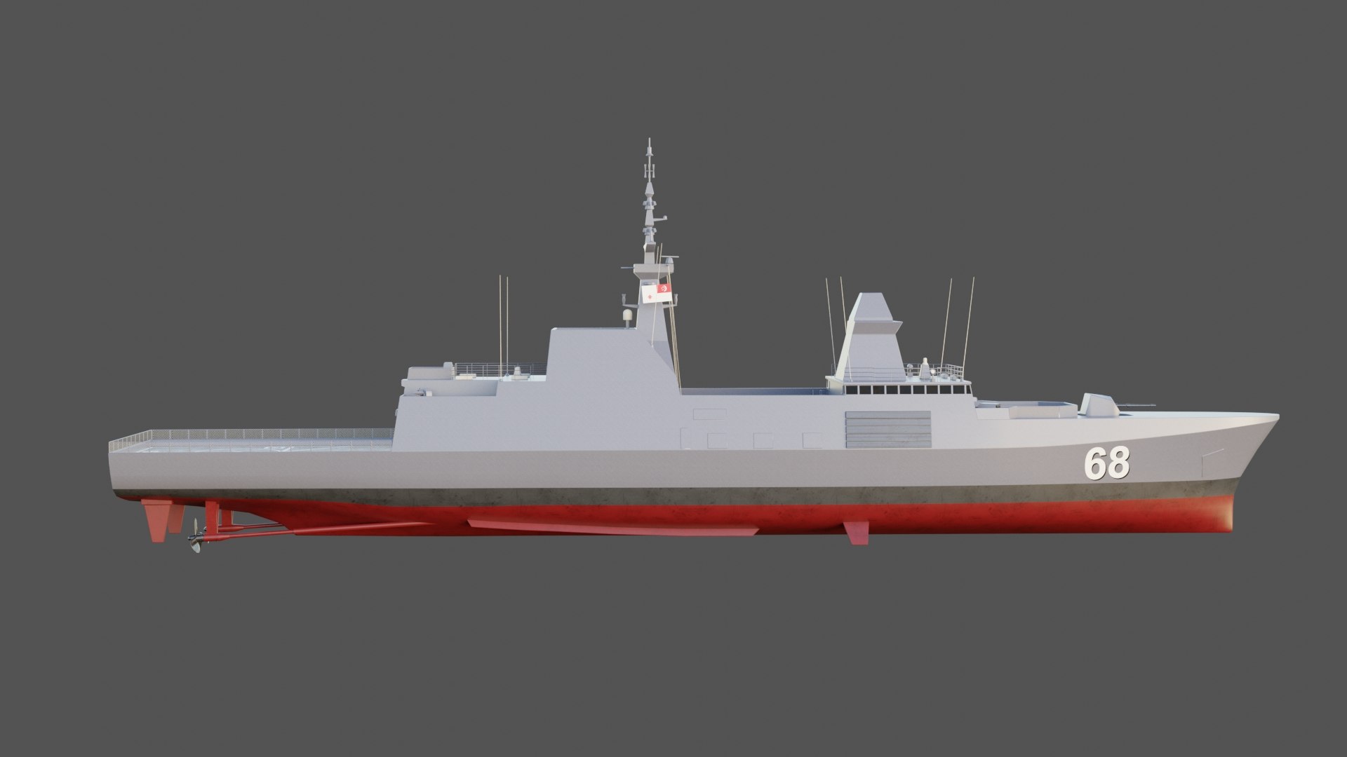 3D Formidable-class Frigate - TurboSquid 2204562