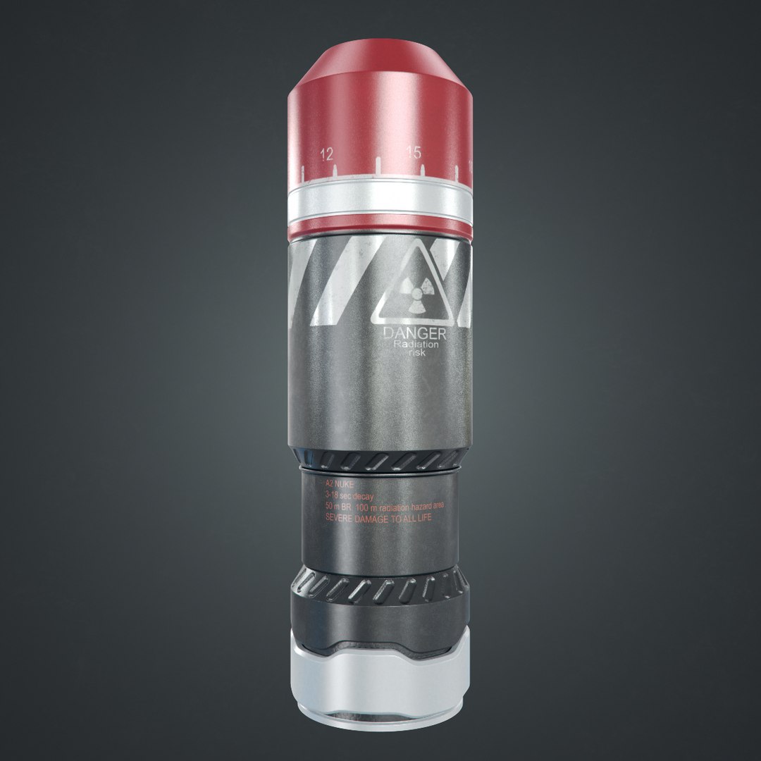 3d Grenade Sci-fi