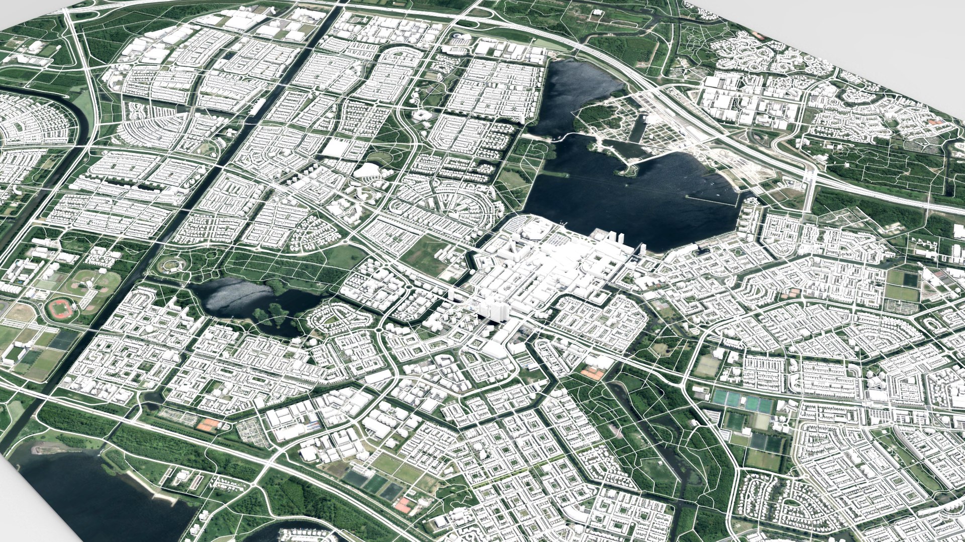 3D Cityscape Almere Netherlands - TurboSquid 2016389