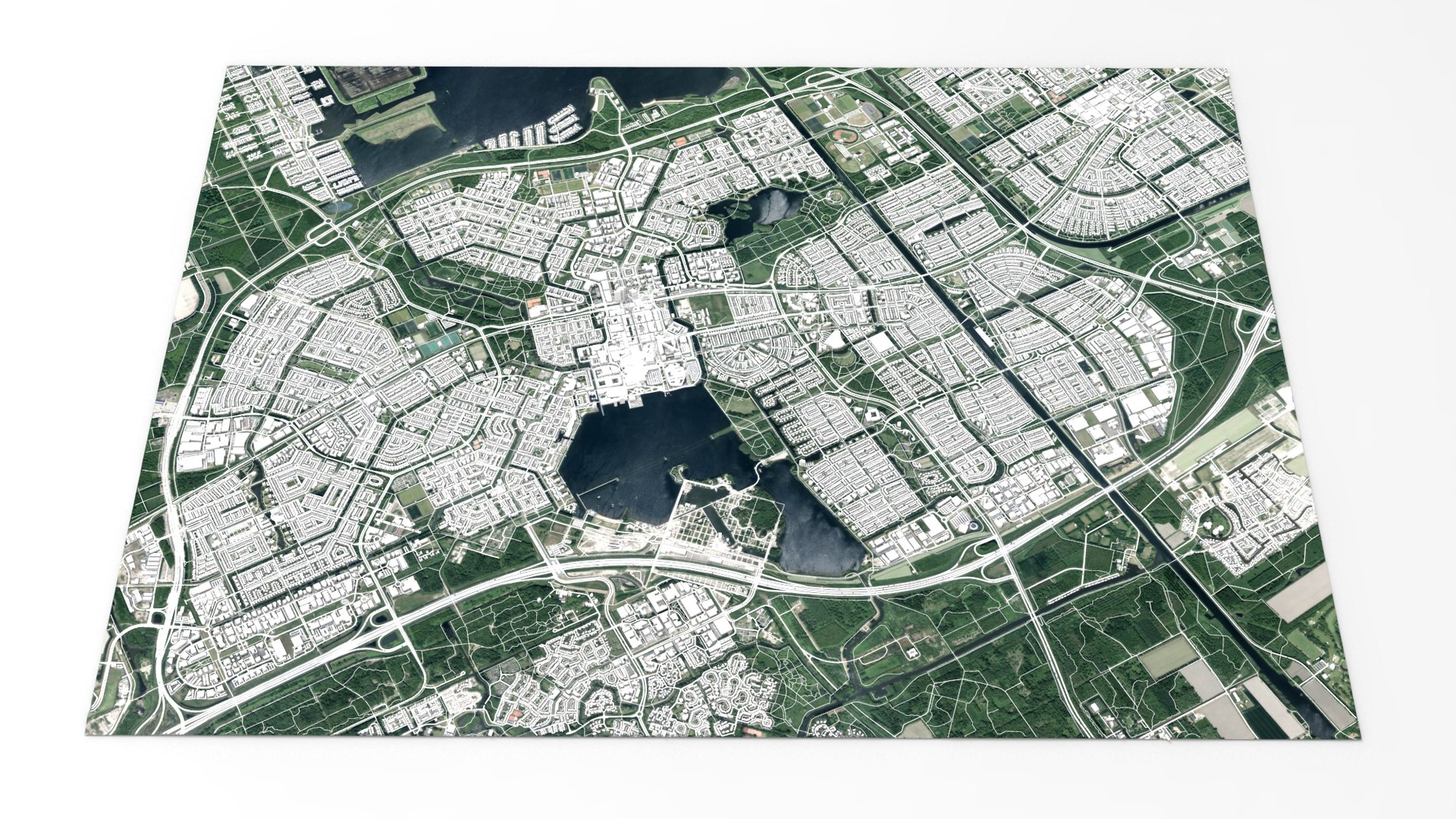 3D Cityscape Almere Netherlands - TurboSquid 2016389