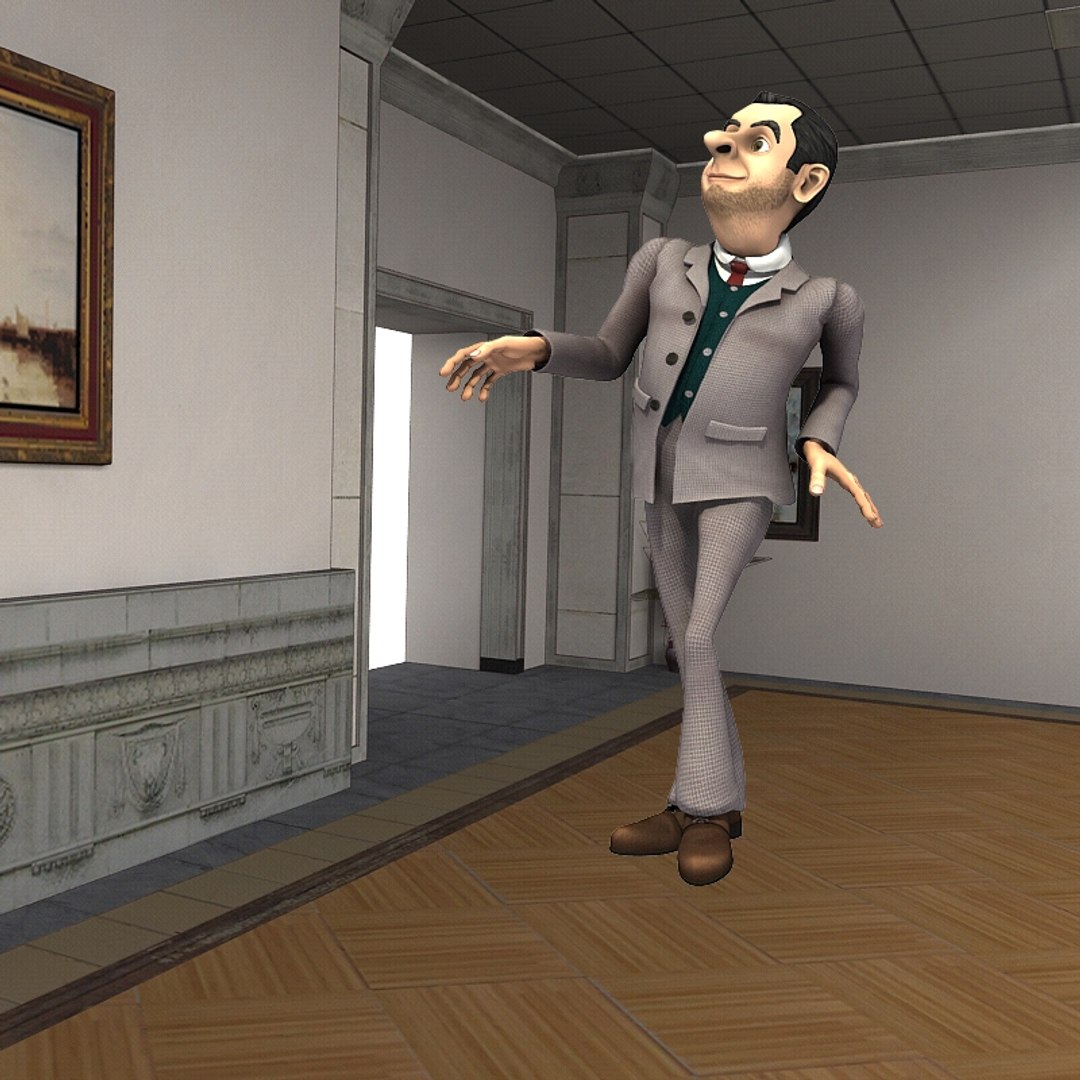 3d Model Character Mr Bean