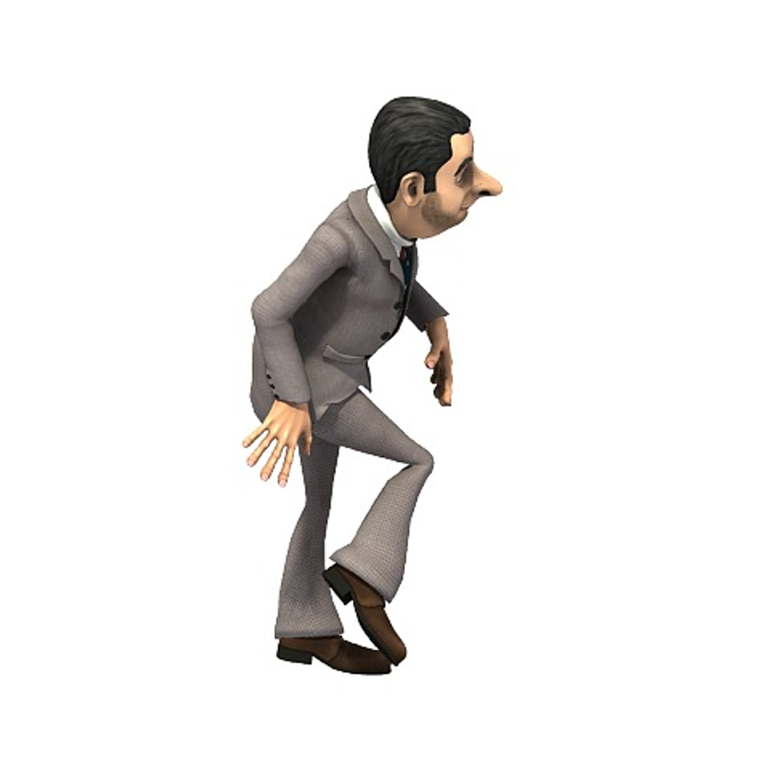 3d Model Character Mr Bean