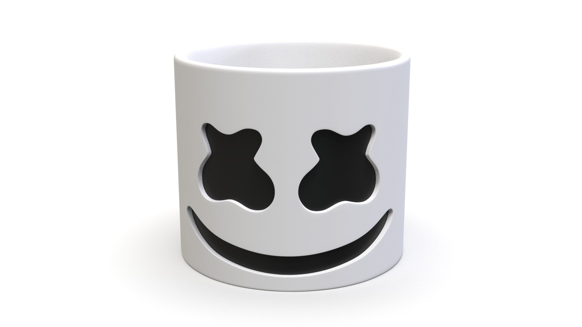 3D Model Fortnite Marchmello Head Pencil Holder - TurboSquid 2286514