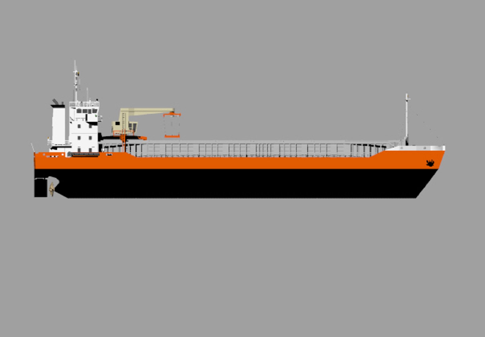 General Cargo Vessel 3ds