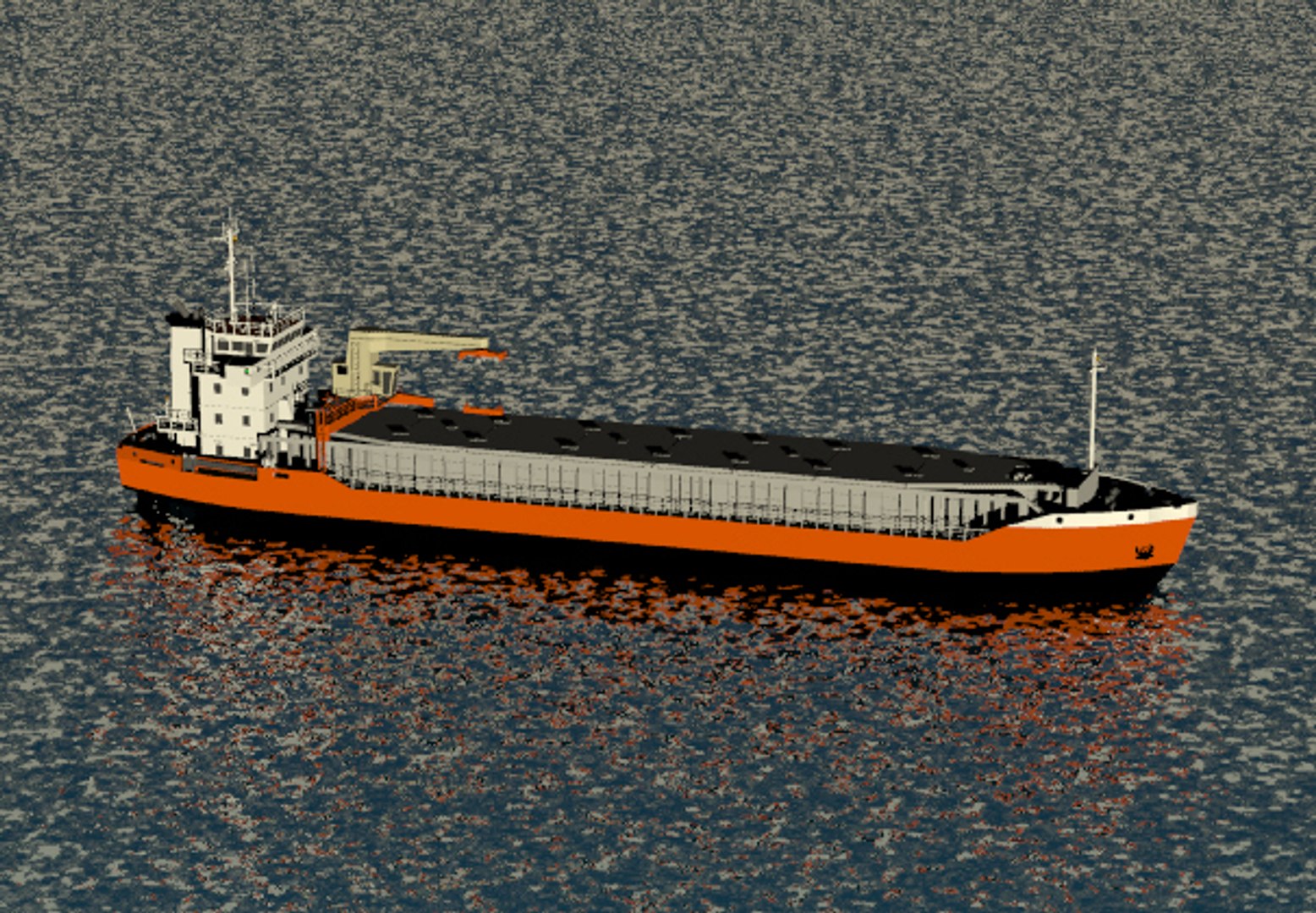 General Cargo Vessel 3ds