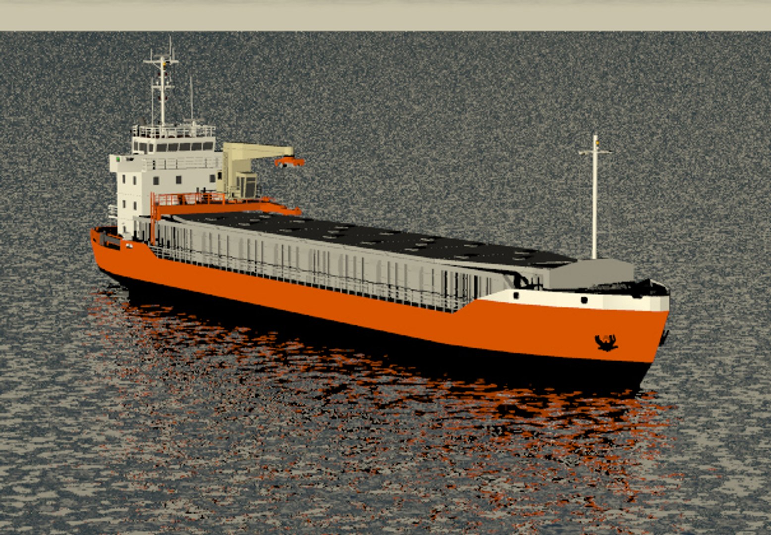 General Cargo Vessel 3ds