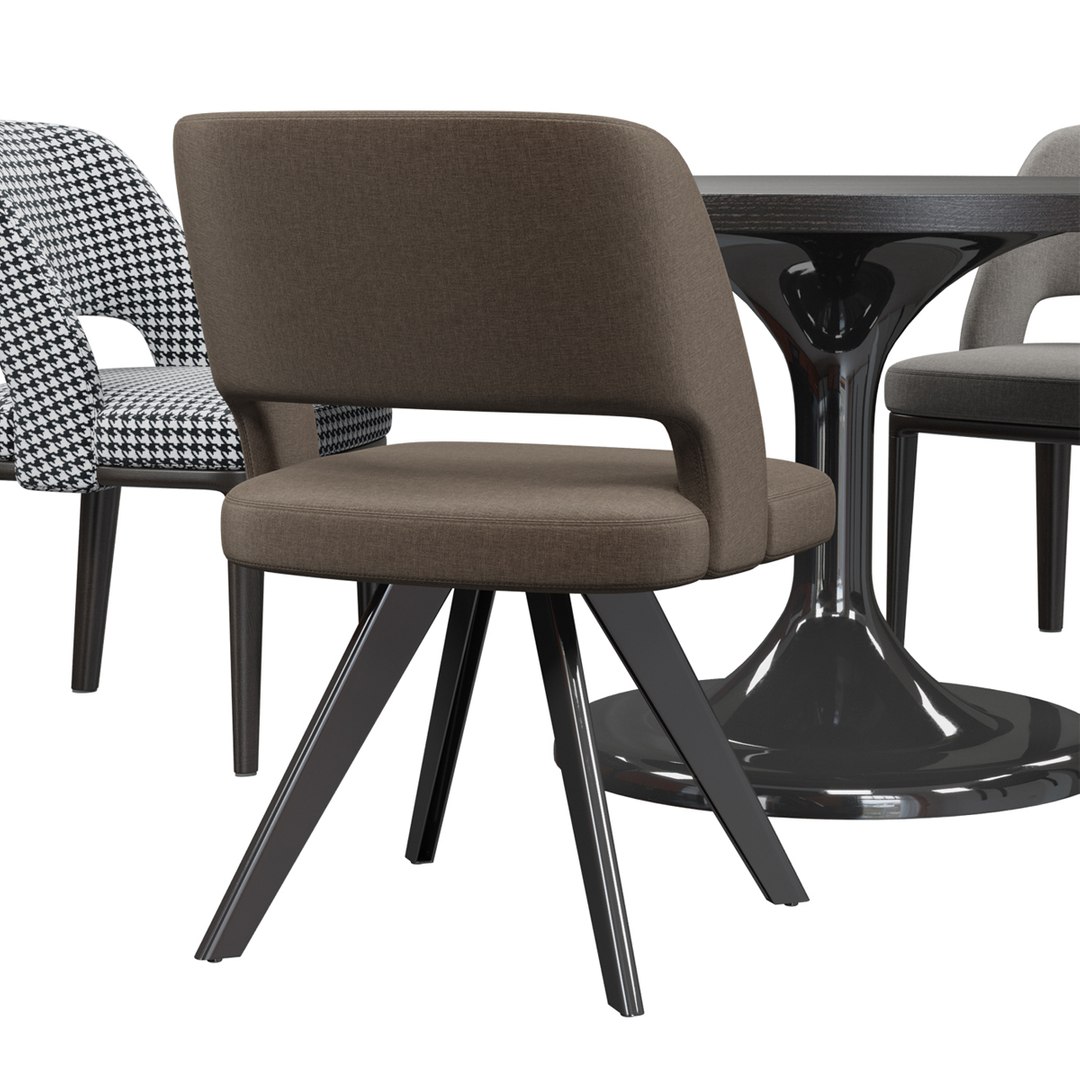 Minotti Owens Chair Neto 3D Model - TurboSquid 1377774