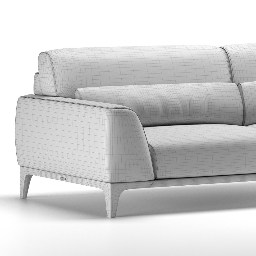 3D Model Gambit Sofa By Roche Bobois Paris - TurboSquid 1774734