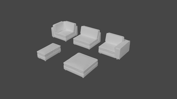 3D modular kit sectional sofa - TurboSquid 1707093