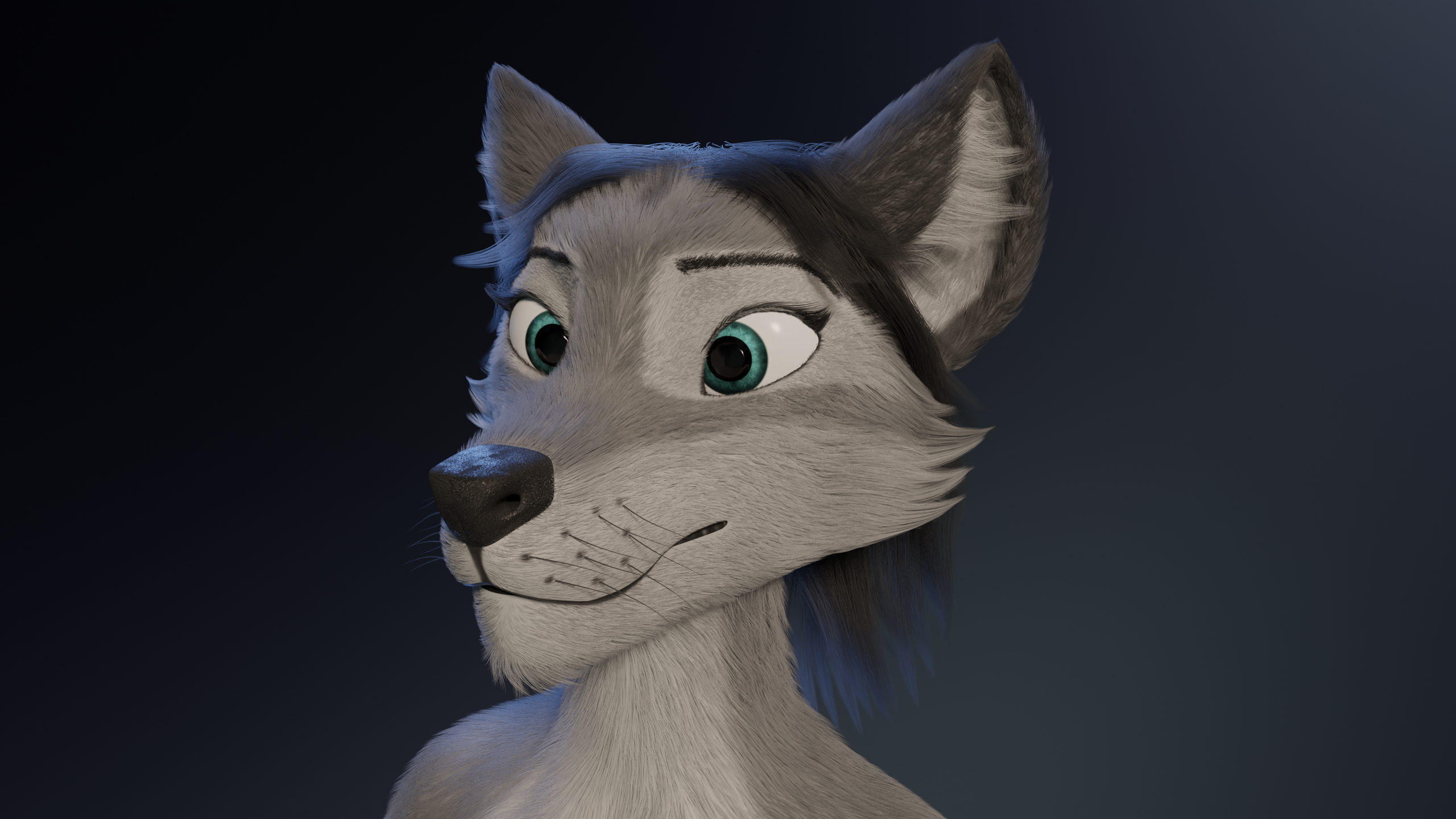 Eva Anthro Wolf 3D model - TurboSquid 1881029