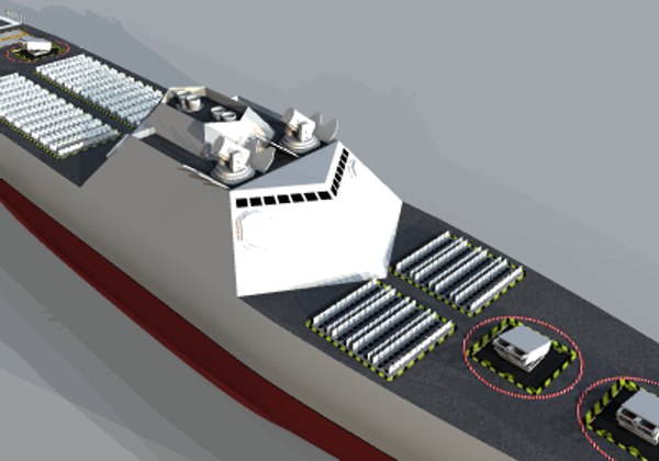 3d model arsenal ship