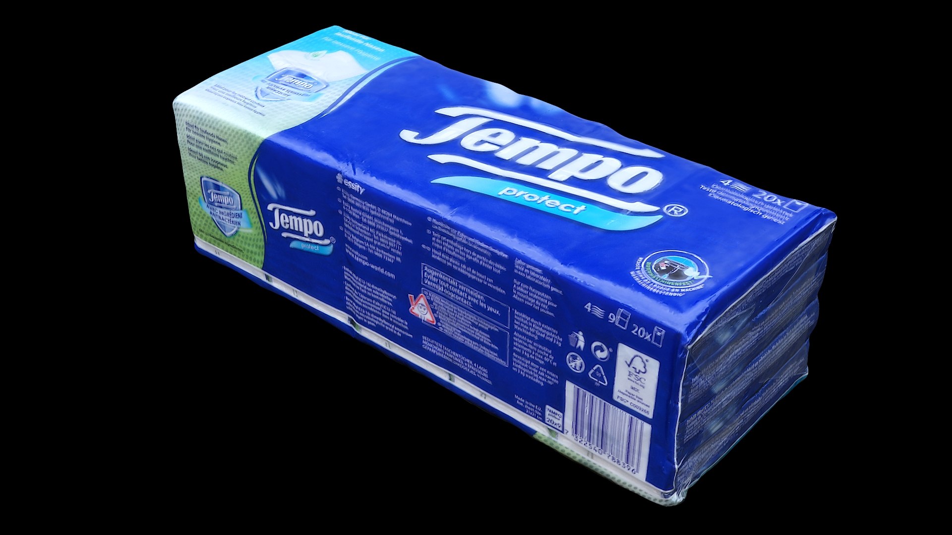 Handkerchief tissue package 3D model - TurboSquid 1634048