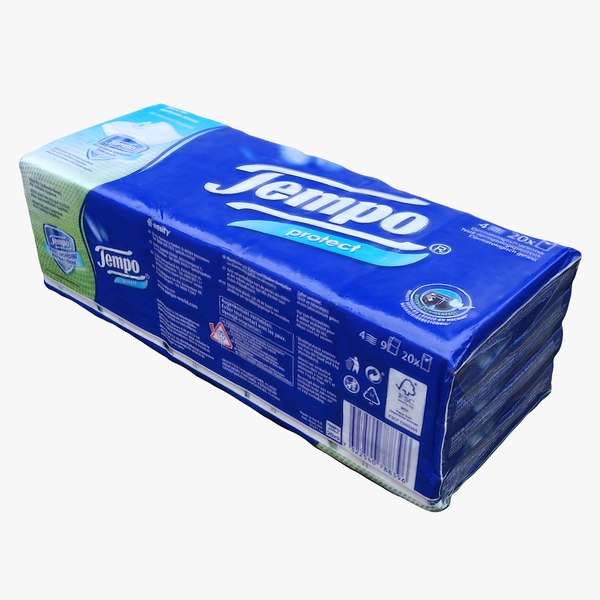 Handkerchief tissue package 3D model - TurboSquid 1634048
