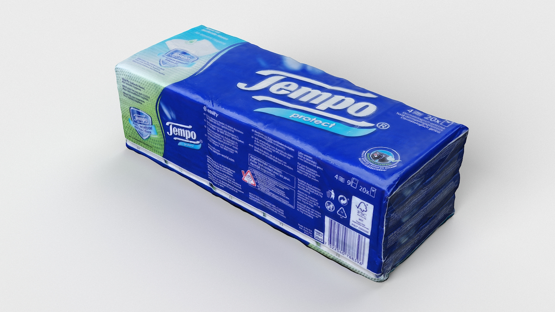 Handkerchief tissue package 3D model - TurboSquid 1634048