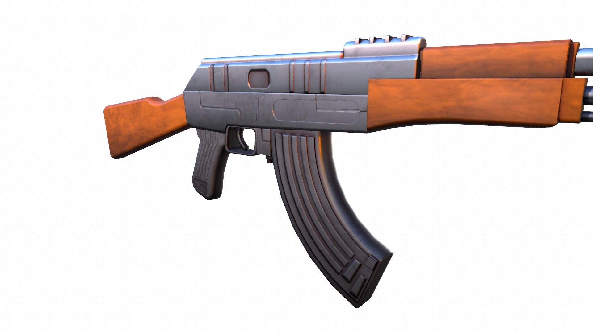 AK 47 Disassembled 3D - TurboSquid 2431180