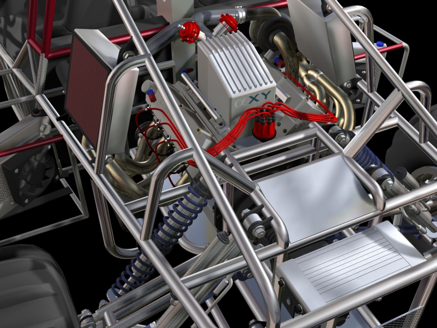 3d model razor v2 road