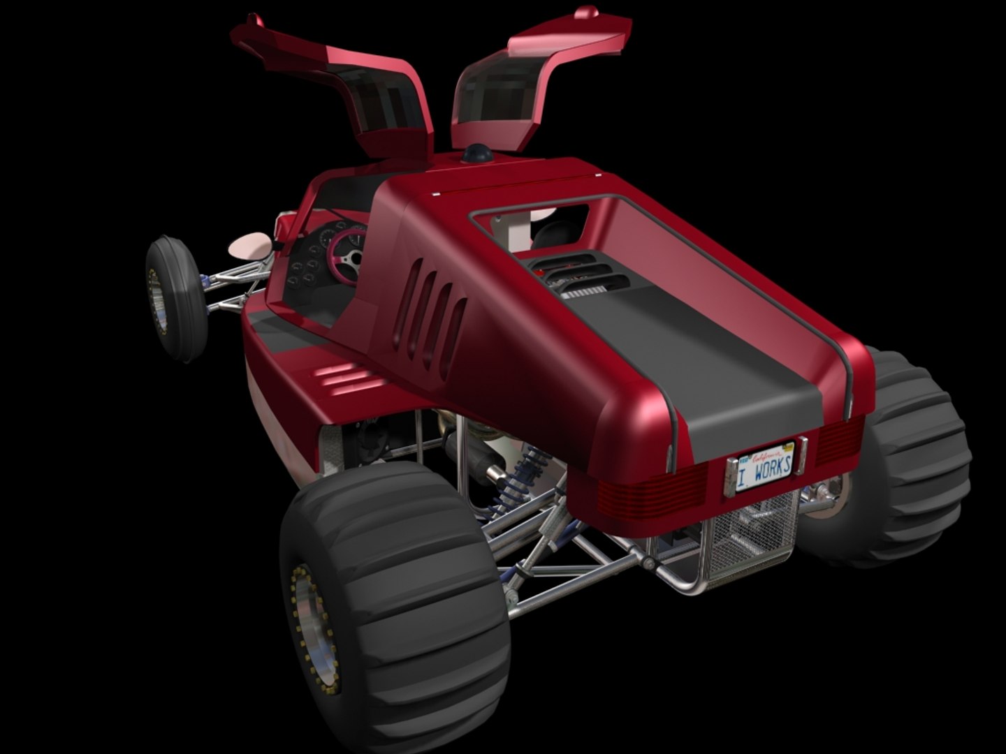 3d model razor v2 road