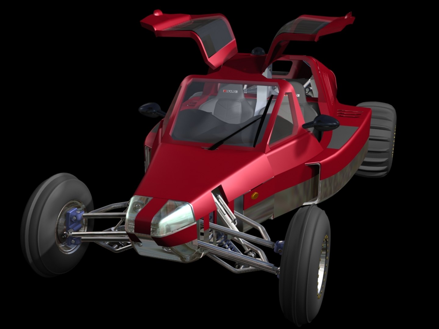 3d model razor v2 road