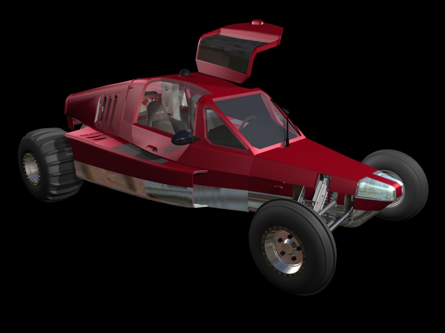 3d model razor v2 road