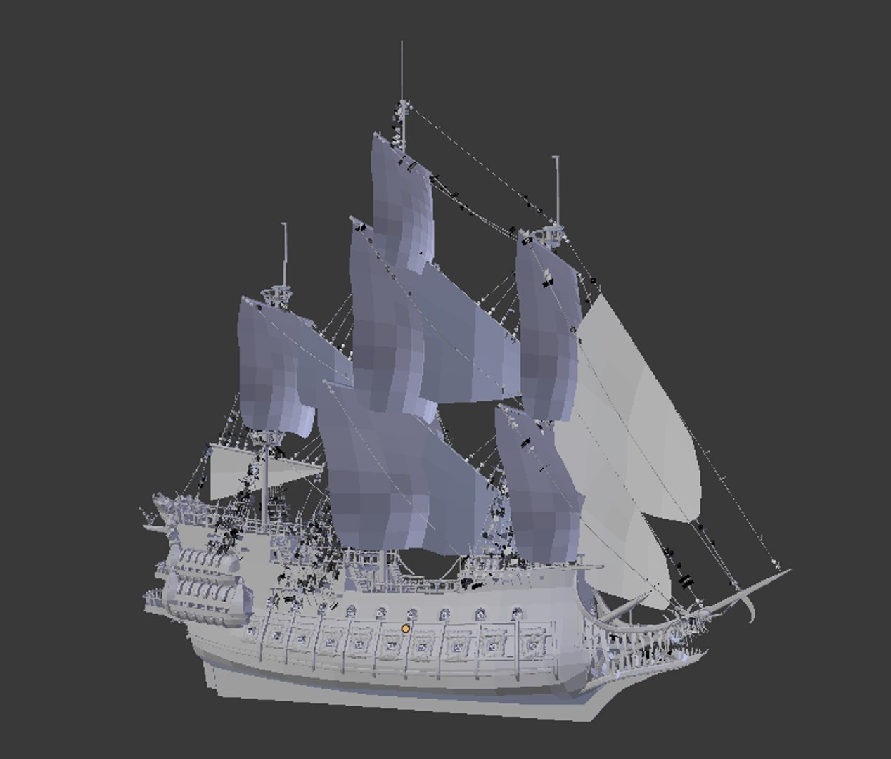 Flying Dutchman Model - TurboSquid 1407953