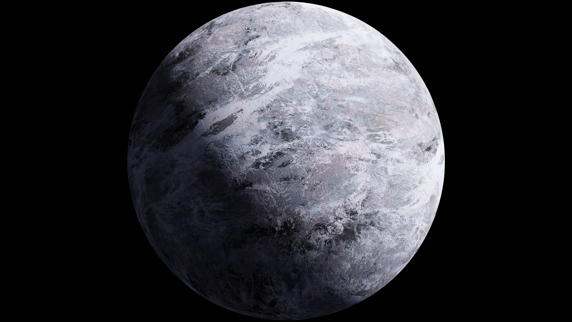 3D 16K Photorealistic Snowy Planet - TurboSquid 1795183