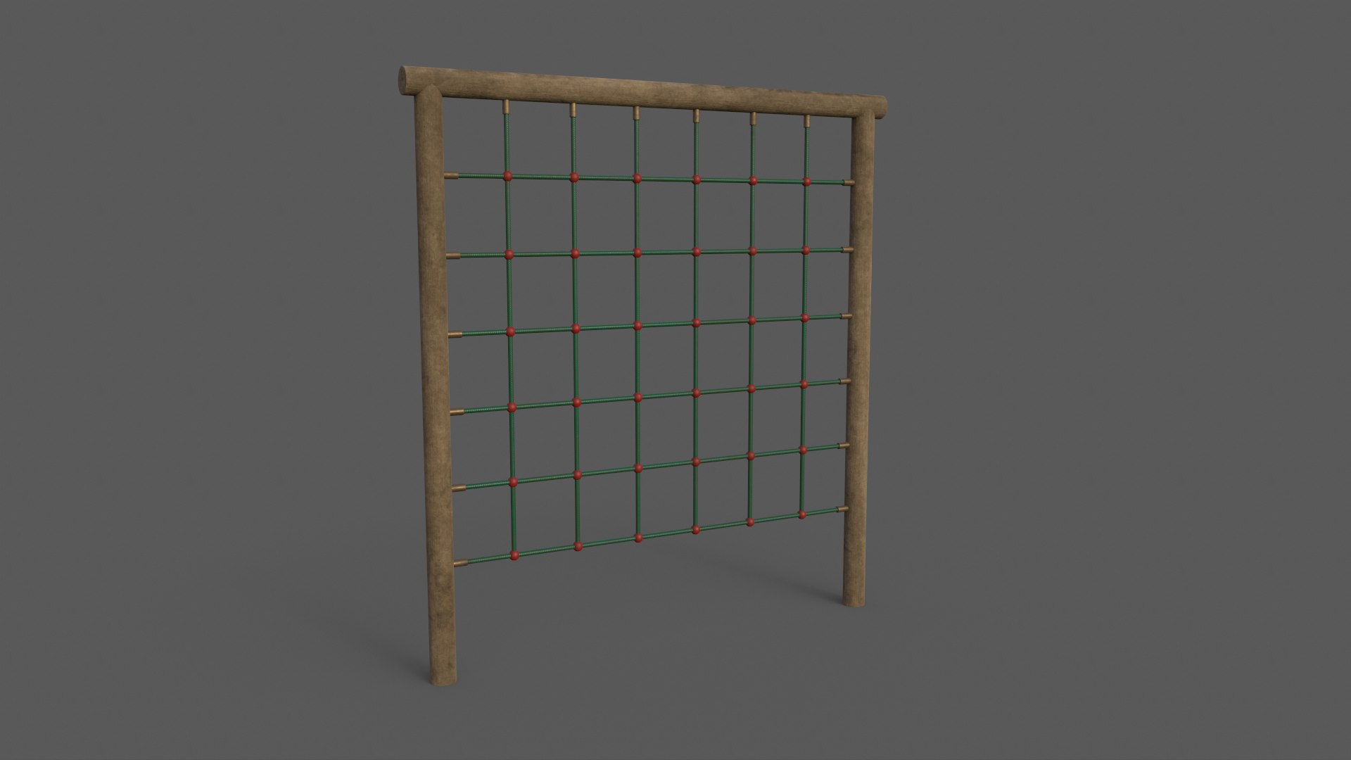 3D PBR Rope Wall Bars - TurboSquid 1888555