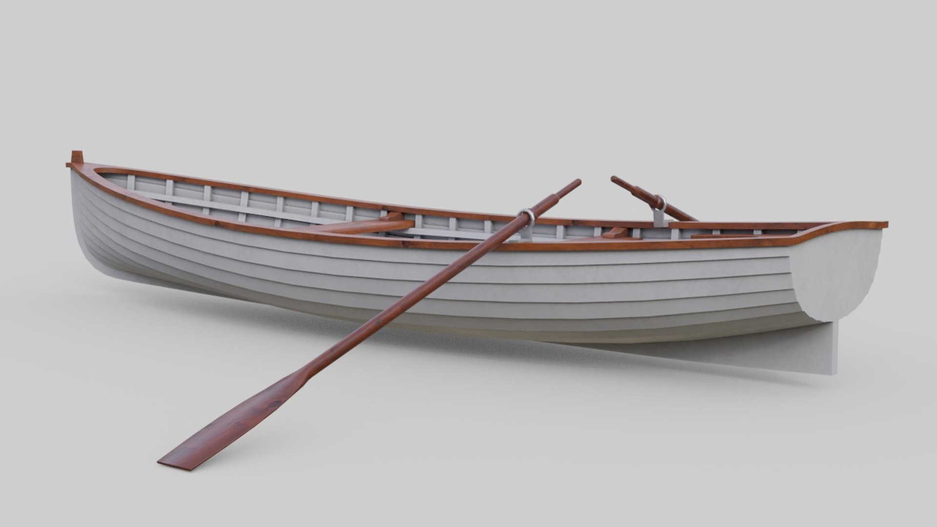 3D Rowboat 1b Model - TurboSquid 1231255