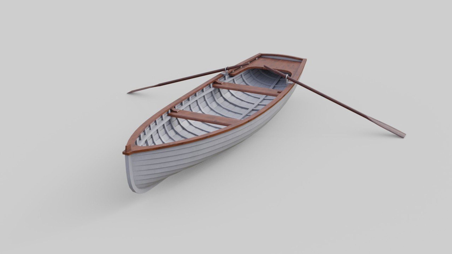 3D Rowboat 1b Model - TurboSquid 1231255