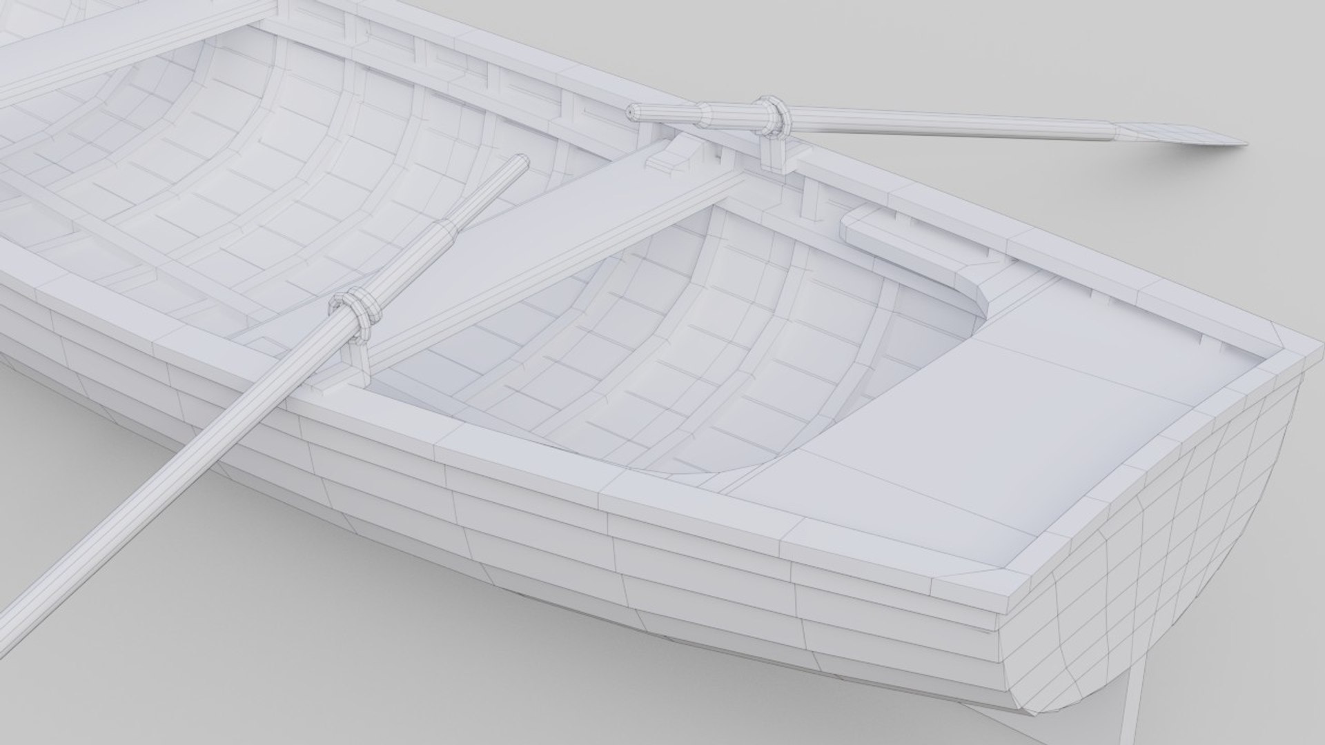 3D Rowboat 1b Model - TurboSquid 1231255