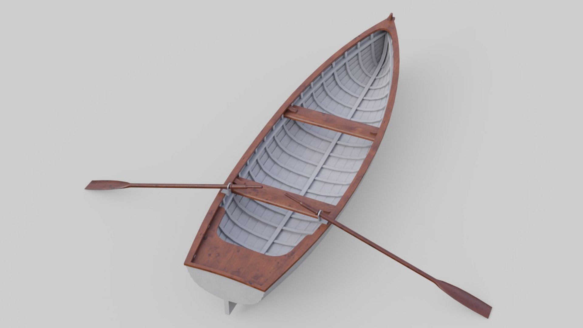 3D Rowboat 1b Model - TurboSquid 1231255