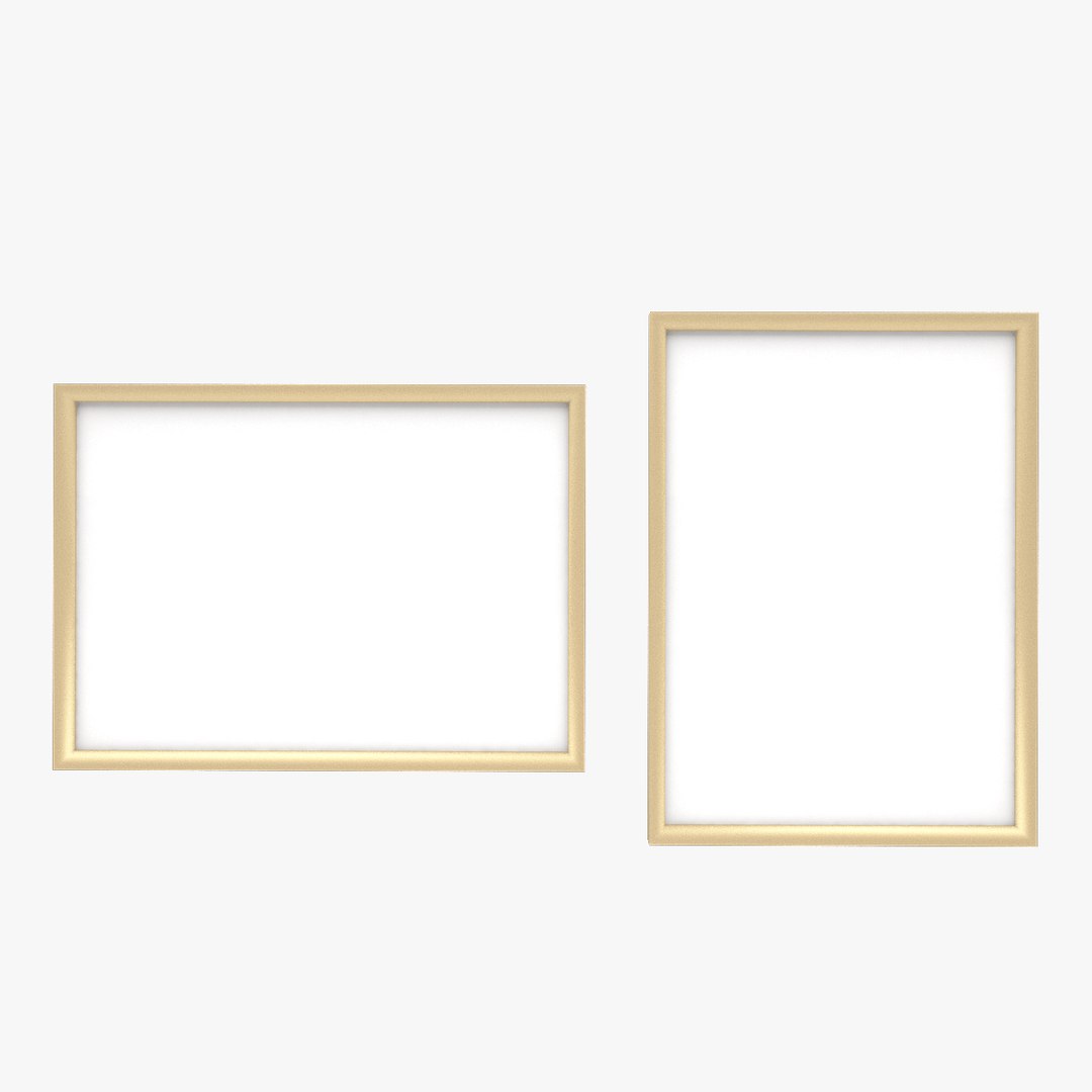 A4 Frame 3D model - TurboSquid 1784509