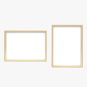 3D Square Frame V1 model - TurboSquid 1784540